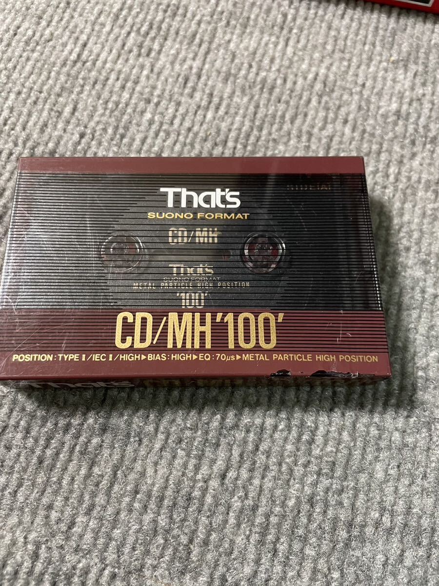 【未使用】That's カセットテープ【メタルハイポジション】 CD/MH 100 貴重 輸出タイプ 『太陽誘電』未開封の落札情報詳細 - Yahoo!オークション落札価格検索 オークフリー