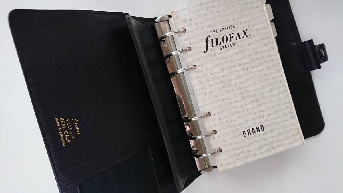 【中古】*激レア* ★ヴィンテージ★ fILOFAX balmoral 10CLFJ ファイロファックス バルモラル【三方開き】80年代の落札 ...