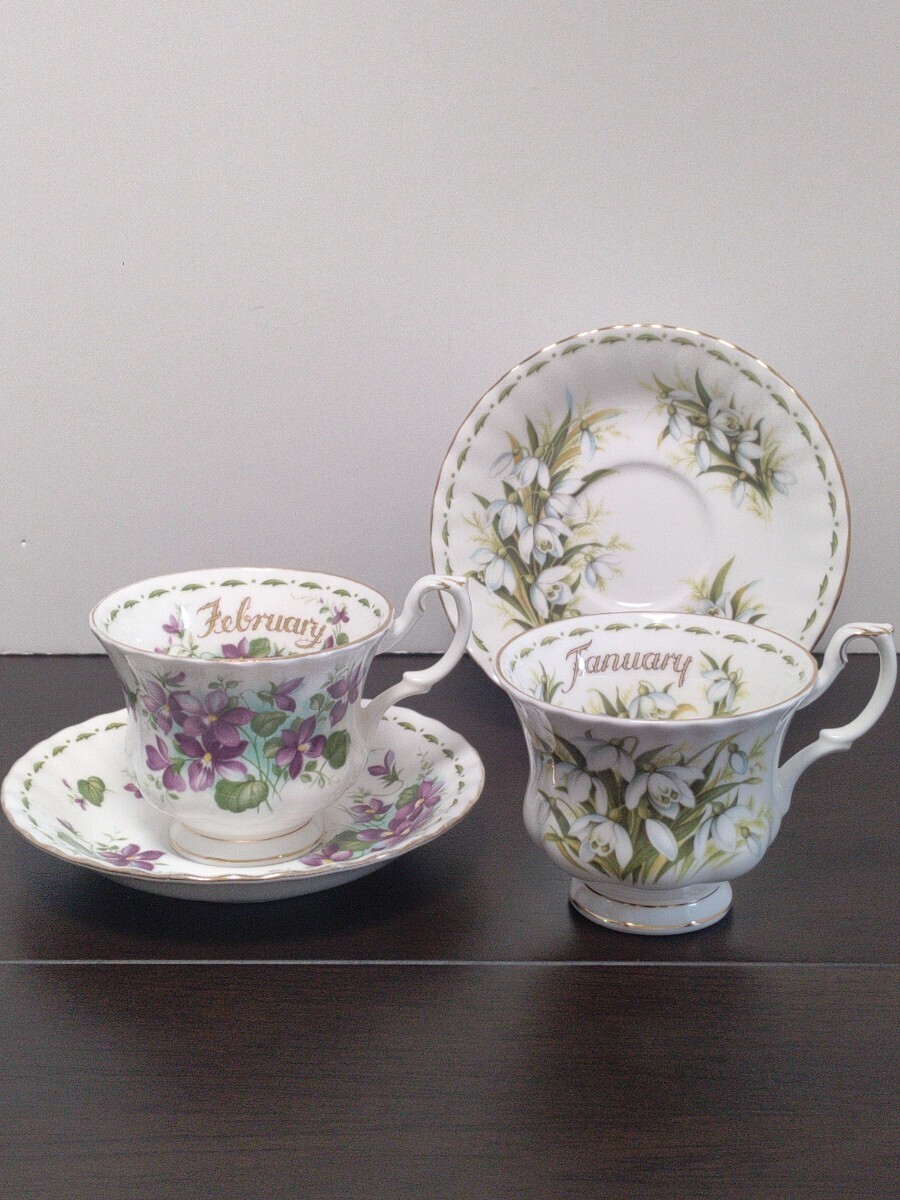 【目立った傷や汚れなし】ロイヤル アルバート ROYAL ALBERT フラワーオブ ザ マンス カップ&ソーサー 2客の落札情報詳細 - Yahoo!オークション落札価格検索 オークフリー