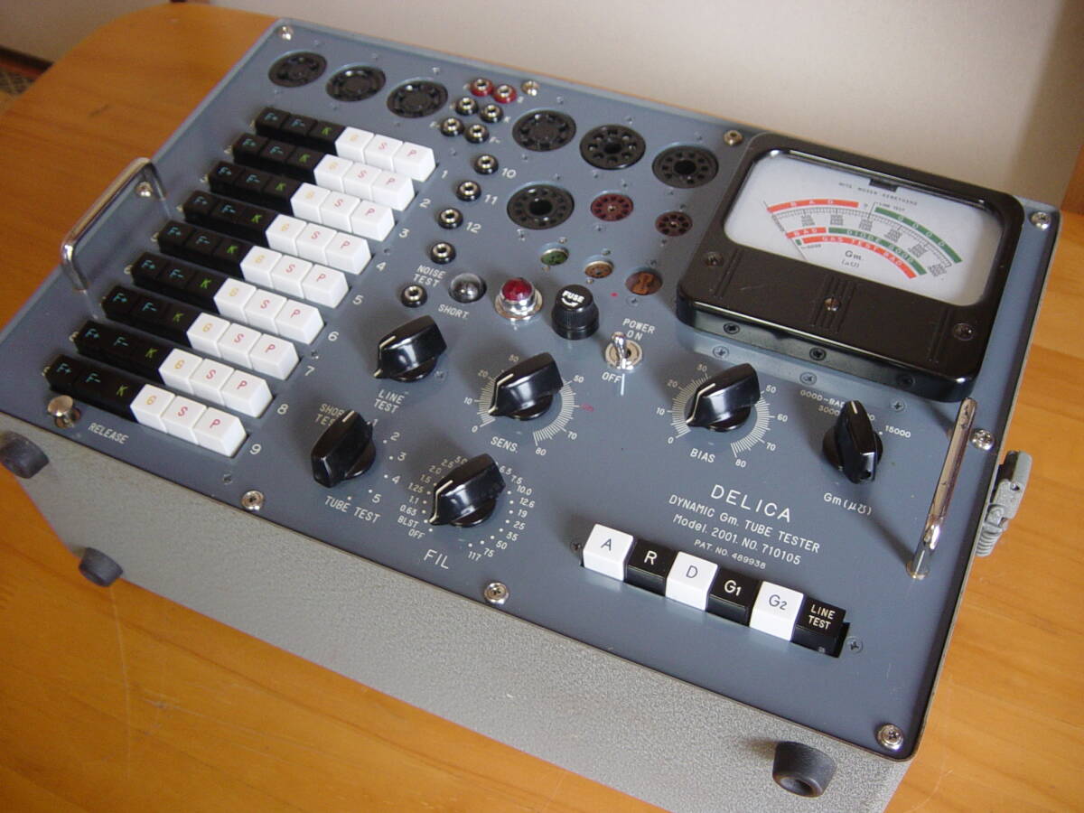 【全体的に状態が悪い】 三田無線 DELICA DYNAMIC Gm.TUBE TESTER MODEL 2001 ジャンクの落札情報詳細 ...