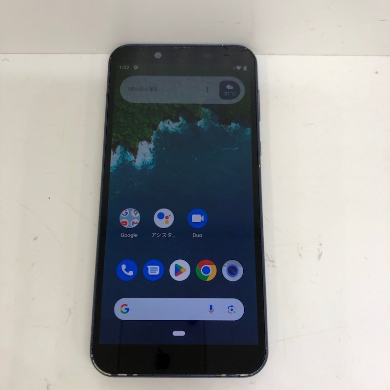 【傷や汚れあり】SHARP シャープ Android One S5-SH 32GB ダークブルー 利用制限 Softbank SIMロックあり 本体のみ 240709SK430459の落札情報 ...