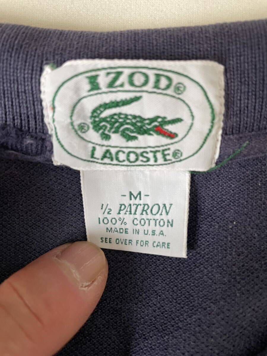 【やや傷や汚れあり】Made in U.S.A. IZODラコステ・ポロシャツM NVYの落札情報詳細 - Yahoo!オークション落札価格検索 オークフリー