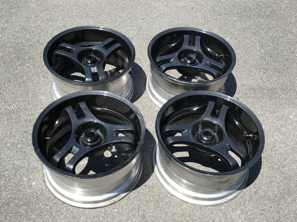 【傷や汚れあり】s15s14 s13 BNR32 R33 ヨコハマ スーパーアドバン SA3R GTR サイズ 17インチ 9j オフセット ...