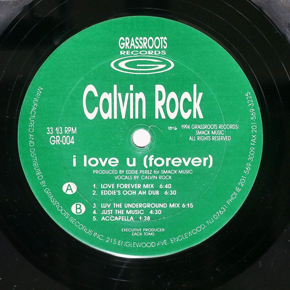 【やや傷や汚れあり】米 CALVIN ROCK/I LOVE YOU (FOREVER)/GRASS ROOTS GR004 12の落札情報 ...