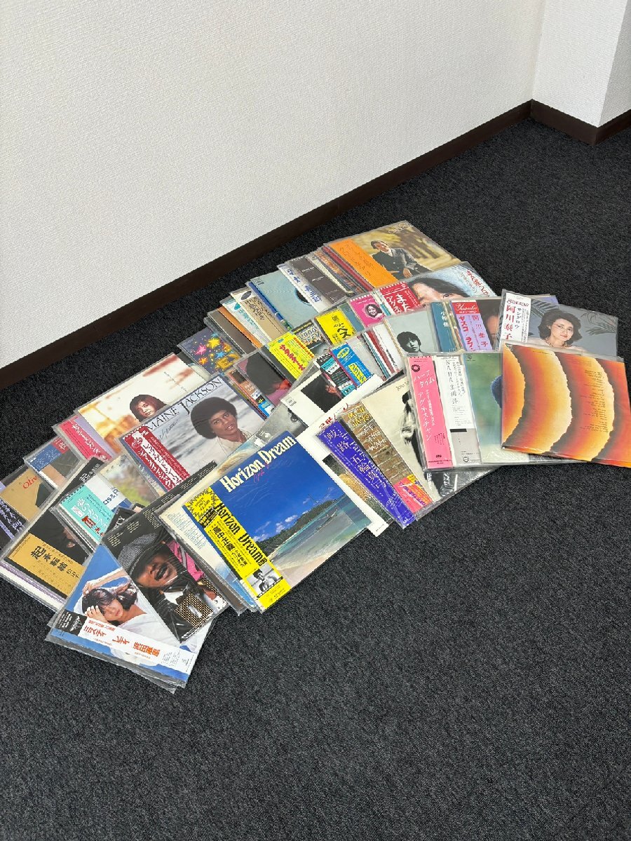 【全体的に状態が悪い】AH LPレコード 73枚 大量まとめ売り 邦楽 洋楽 高中正義 矢沢永吉 中島みゆき アグネスチャン 音楽 DE0 ...