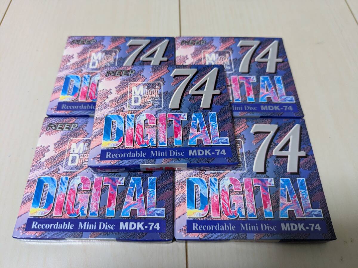 【未使用】日本製☆未使用/未開封品★KEEP MDディスク 74分 MDK-74 5枚組 カセットテープ ミニディスク 録音/音楽/カラオケ/会議/オーディオの落札情報詳細 - ヤフオク落札 ...