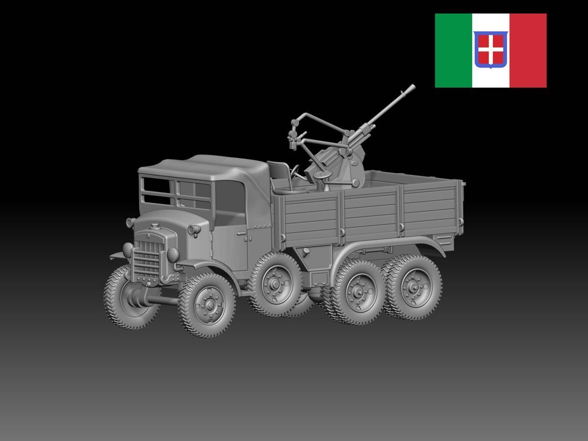【未使用】1/72レジンキット 未塗装 WW2 イタリア軍 SPA ドヴンクェ 35 トラック 対空機関銃搭載 軍用車両240804の落札情報 ...