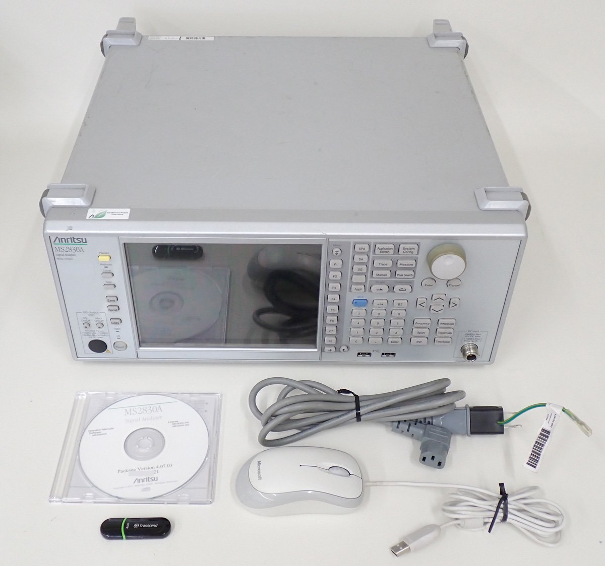 【傷や汚れあり】MX51990 Anritsu/アンリツ MS2830A Opt.040/062 シグナルアナライザ 9kHz-3.6GHz ...