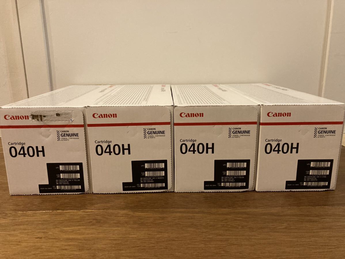 【未使用】（純正未開封未使用）CANONトナーカートリッジCRG-040H 4色セット LBP710Cシリーズの落札情報詳細 - Yahoo!オークション落札価格検索 オークフリー