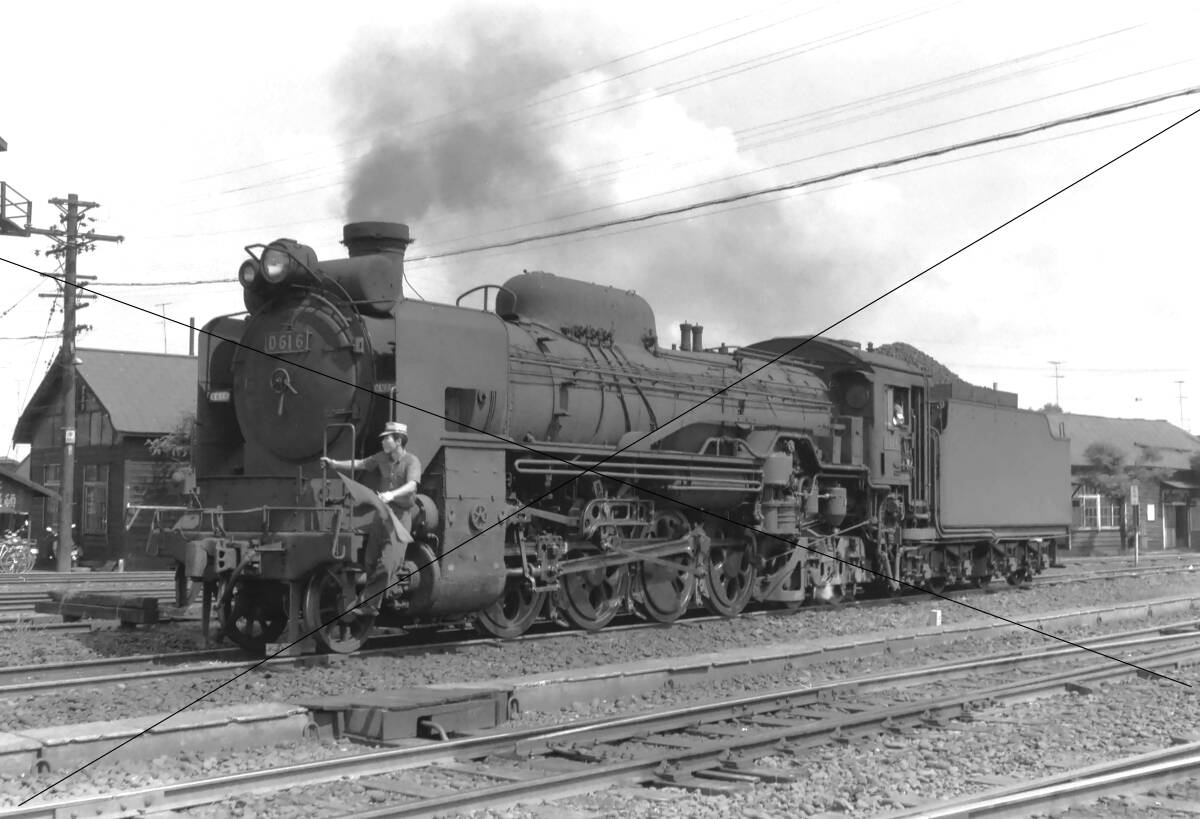 【目立った傷や汚れなし】最終コマ！D61-6ラスト№〔留〕留萠本線＝昭和40年代のSLモノクロネガ35mm1コマ/深川機関区出区/単機/S43.8.13/著作権譲渡証明書=有or無の落札情報 ...