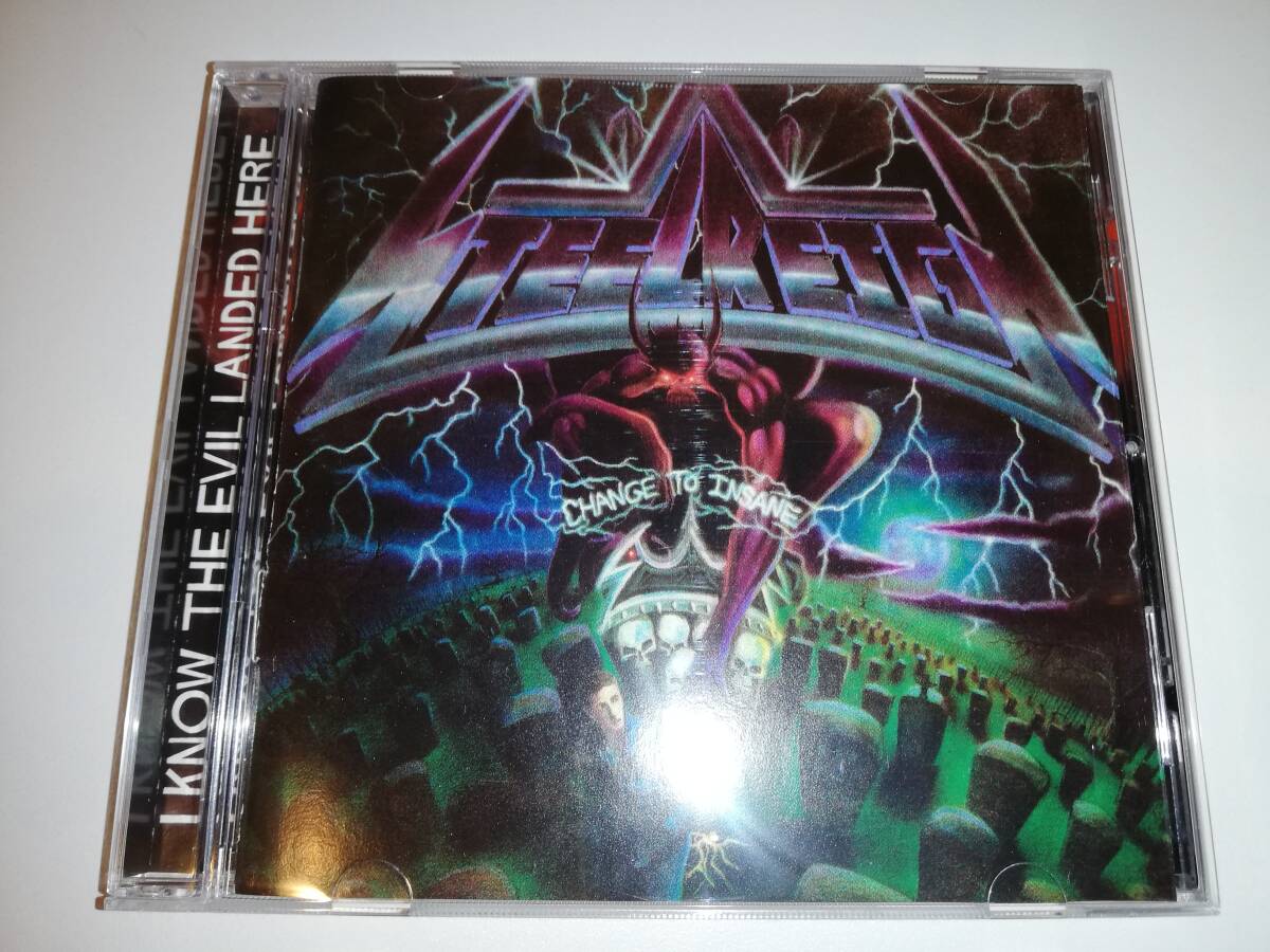 【目立った傷や汚れなし】【メロディックスラッシュ名盤】STEEL REIGN / CHANGE TO INSANE 2nd、3rd時の ...