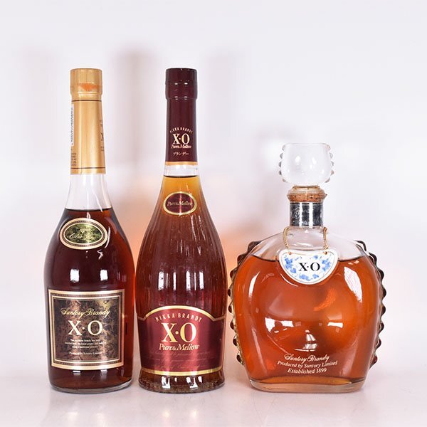 【やや傷や汚れあり】大阪府内発送限定★3本セット★サントリー XO/エクストラ ファイン/ニッカ XO ピュア＆メロー ※ 660ml 40% NIKKA/SUNTORY I23S145の落札 ...