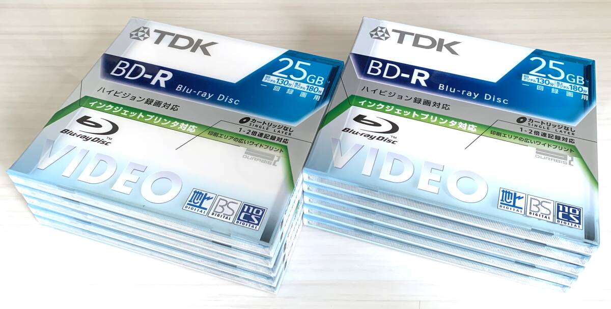 【未使用】★未開封品 美品★録画用BD-R 25GB 10枚 2倍速 TDK Blu-ray Disc ブルーレイディスク 日本製 一回録画用 地デジ180分の落札情報詳細 - Yahoo ...