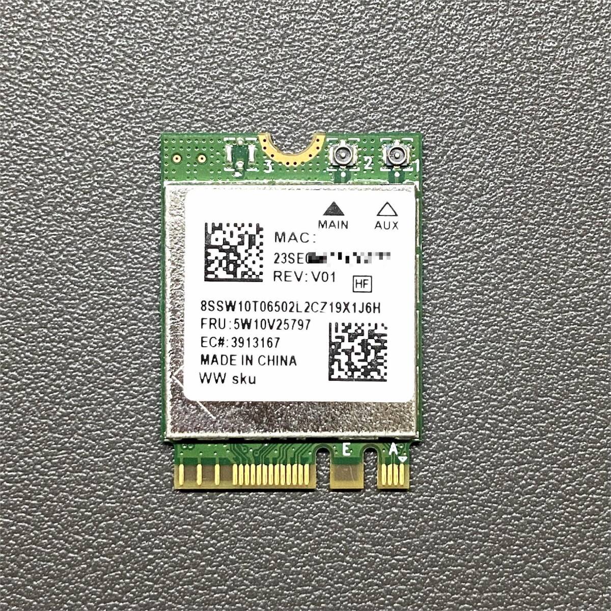 【未使用に近い】【送料無料即発】Realtek RTL8852AE WIFI6無線LANカードBT5.2 AX1800の落札情報詳細 ...