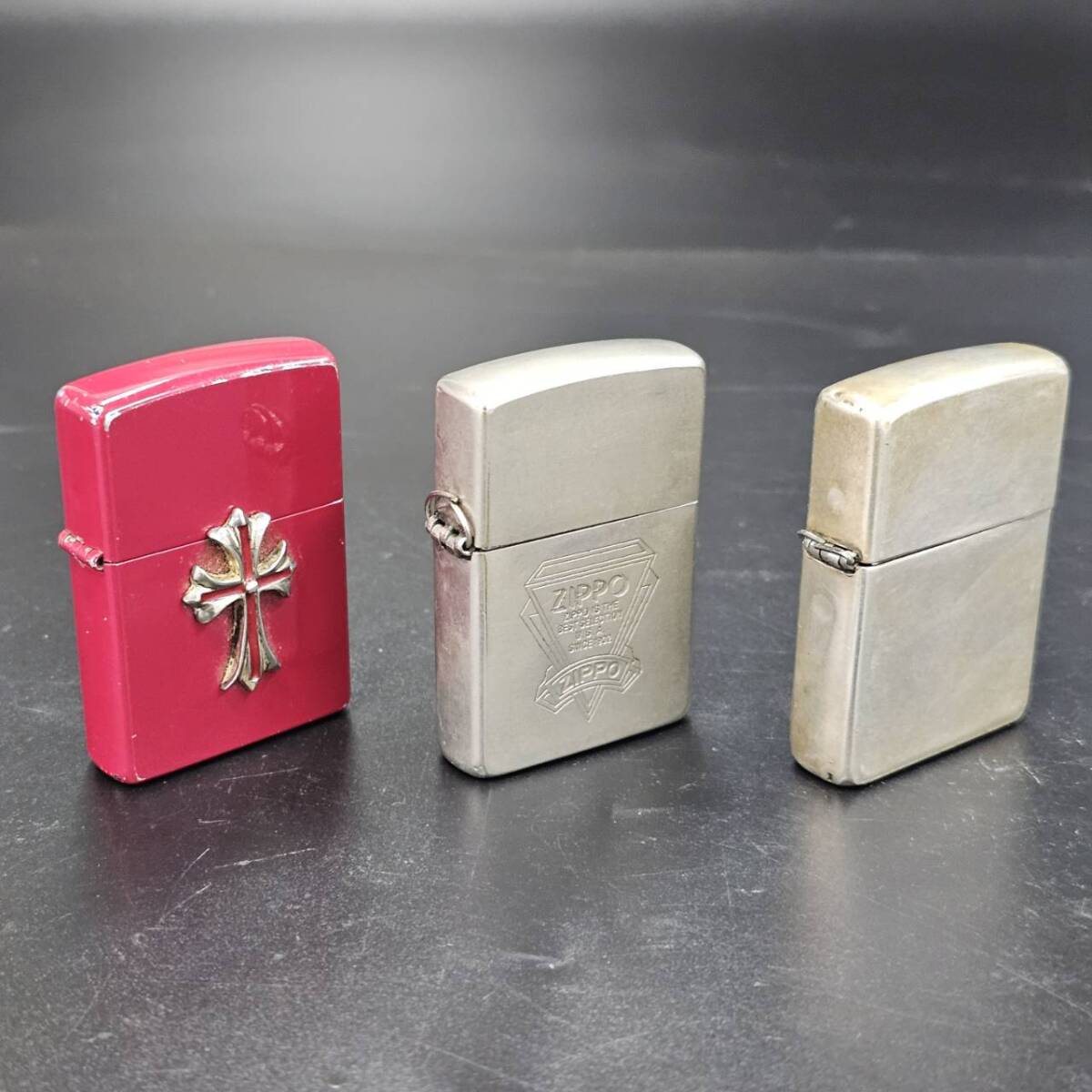 【傷や汚れあり】24千/A012196-1/E101-607/NY12000 ジッポライター 3点まとめ Zippo STERLING 喫煙グッズの落札情報詳細 - Yahoo!オークション ...