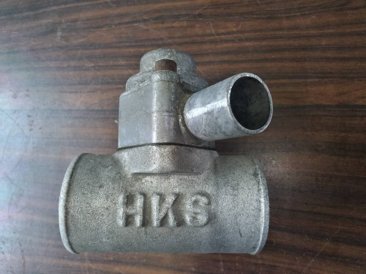 【やや傷や汚れあり】（188）HKS ブローオフバルブ 汎用品 S13 S14 S15 R32 R33 R34 JZX90 JZX100 JZX110 ターボ タービン 保護 ジムニー ...