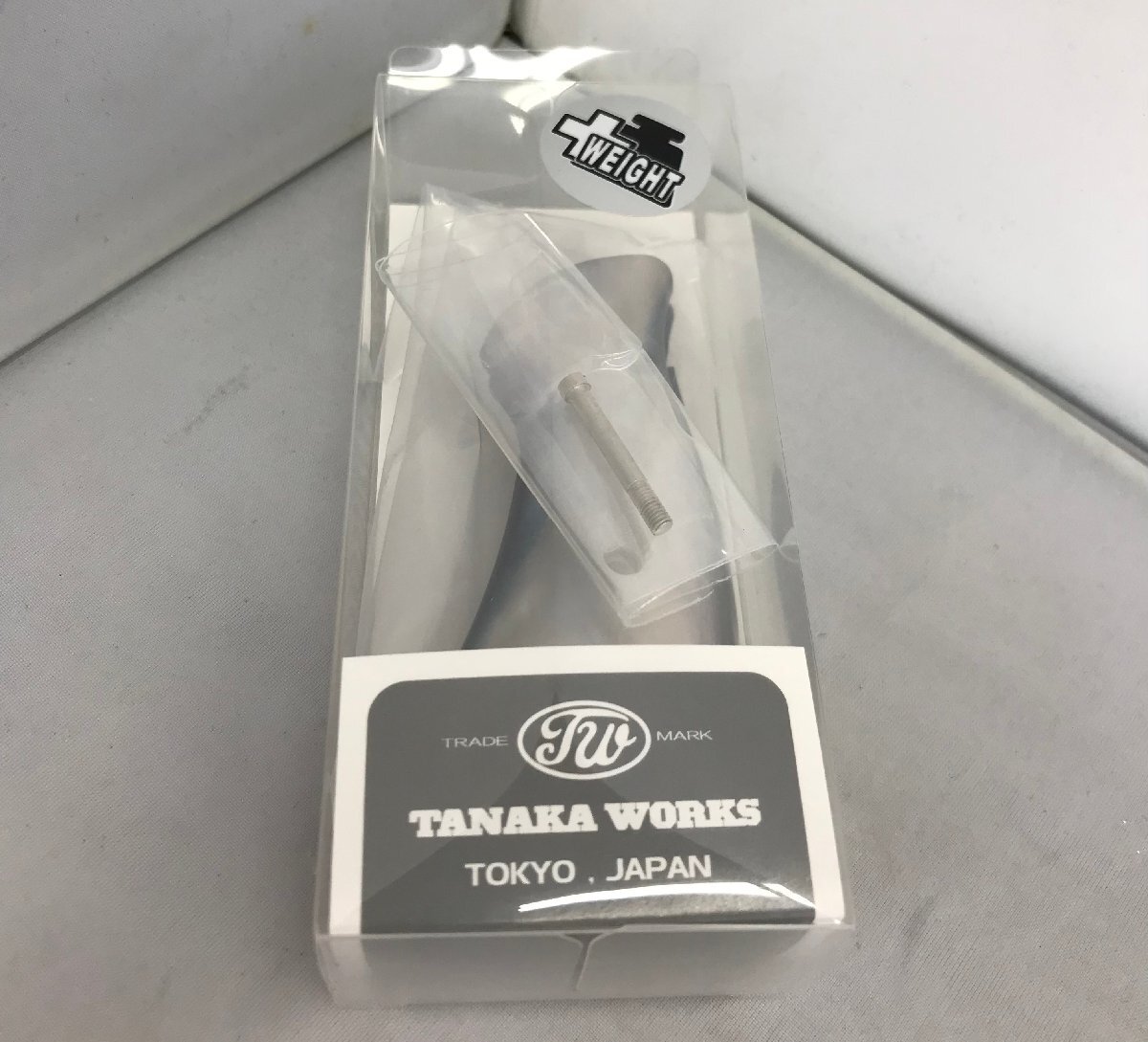 【目立った傷や汚れなし】TANAKA WORKS +Weight グリップシリーズ Jay Scott タイプ ラミネート ホワイト パール ...