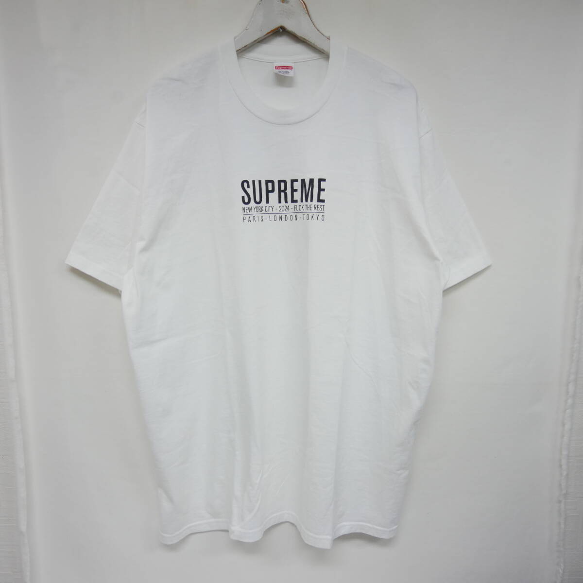 【目立った傷や汚れなし】【1円】良好 国内正規 Supreme 24SS Paris Tee ロゴプリントTシャツ 都市名 White ホワイト 白 XLの落札情報詳細 - Yahoo ...