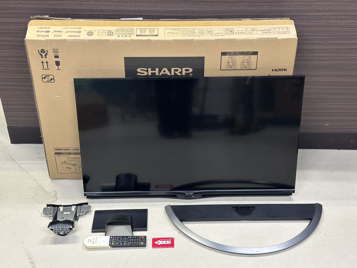 【目立った傷や汚れなし】OT 通電動作確認済 SHARP シャープ AQUOS アクオス 40V型液晶テレビ 4T-C40 AJ1 2018年製 箱付きの落札情報詳細 - Yahoo ...