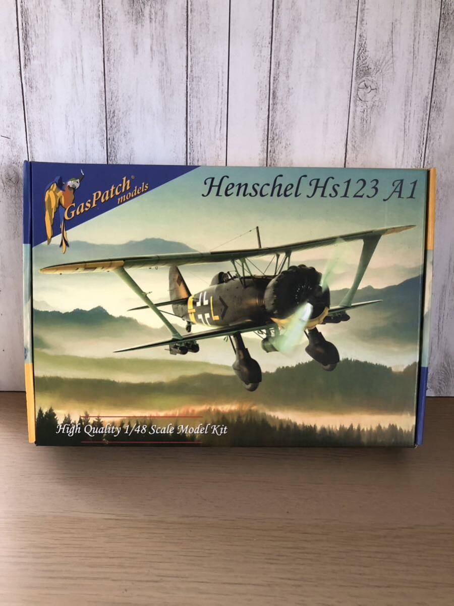 【未使用に近い】ガスパッチモデル 1/48 ヘンシェル HS 123 A-1 プラモデル ハセガワ タミヤ レベル アオシマ フジミ イタレリ ...