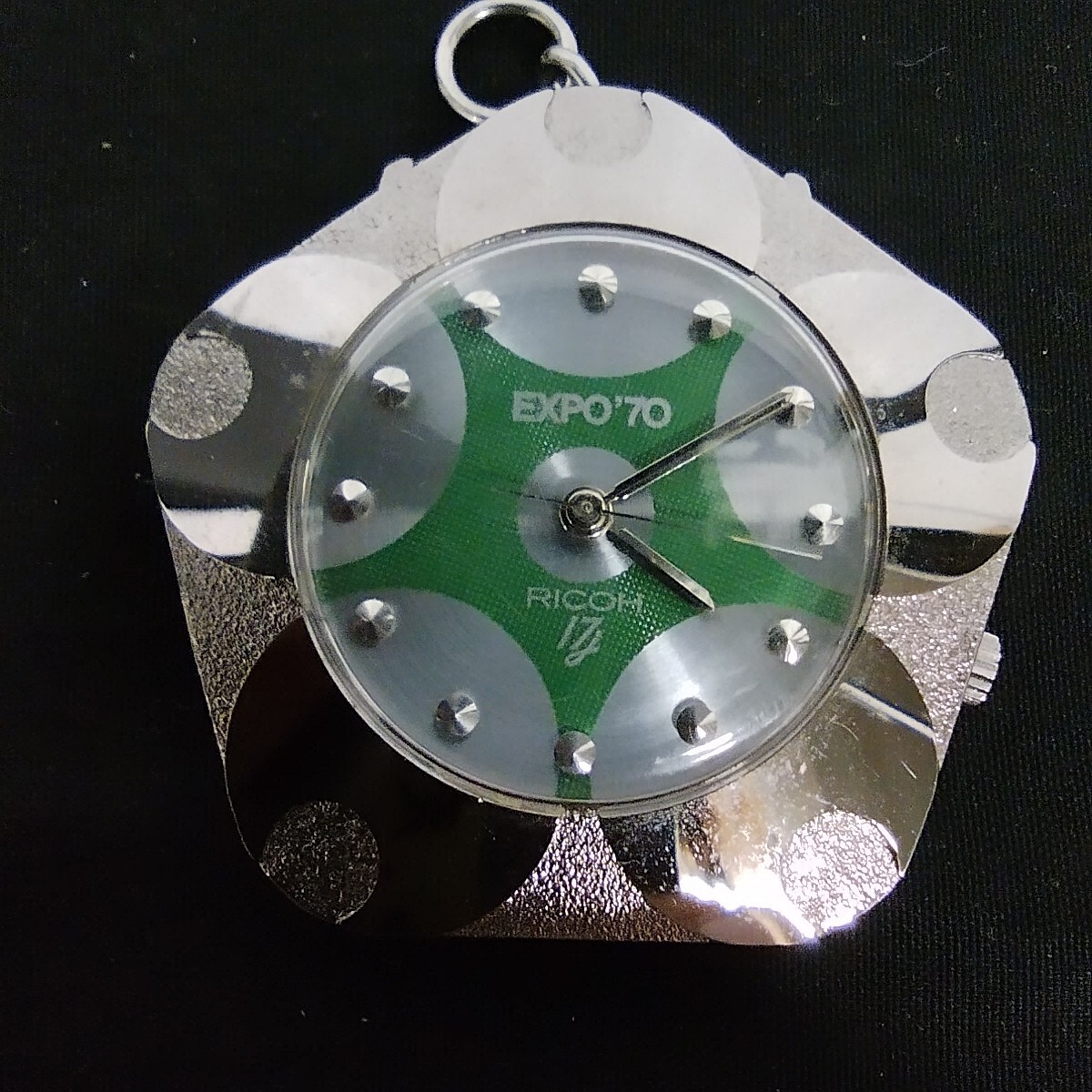 【やや傷や汚れあり】【稼働品】RICOH リコー EXPO70 大阪万博 手巻き時計 懐中時計 ペンダント 腕時計 本体 ヴィンテージ SHOCK PROTECTED 1001-013(6)の ...