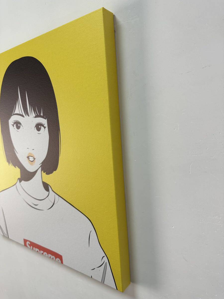 【未使用に近い】【模写】バックサイドワークス MANEATER BacksideWorks キャンバス作品 KYNE 美術品 53x53cm イライスト 現代アートの落札情報詳細 ...