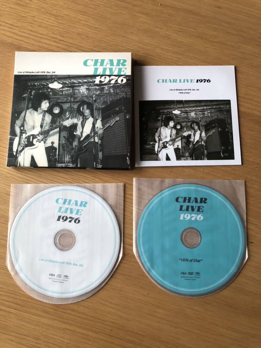 【やや傷や汚れあり】Charチャー”CHAR LIVE 1976(通常盤) Live at Shinjuku Loft 1976 Dec.3rd”CD+DVD Zicca ZR76-01/02 ...