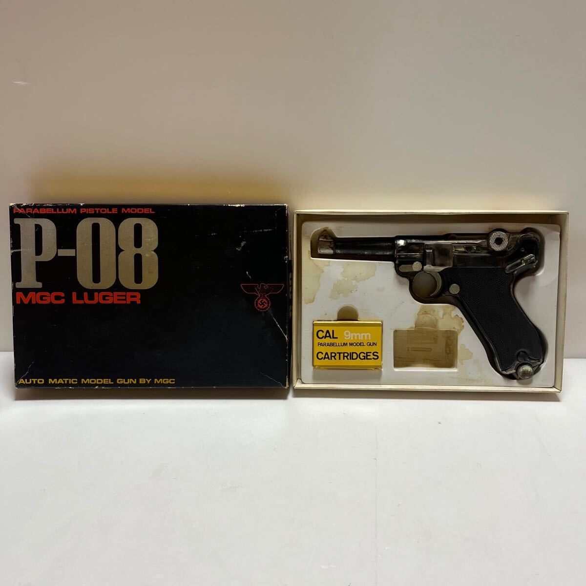 【目立った傷や汚れなし】MGC LUGER P-08 PARABELLUM PISTOLE MODEL モデルガンの落札情報詳細 - Yahoo!オークション落札価格検索 オークフリー