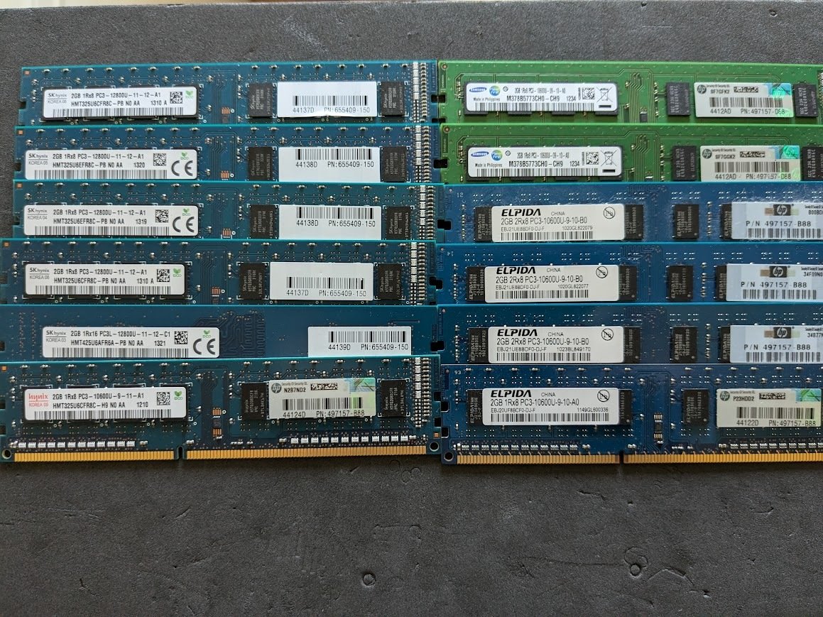 【目立った傷や汚れなし】ELPIDA SKhynix サムスン マイクロン DDR3 SDRAM PC3-10600U 20GB(2GBΧ10) 中古の落札情報詳細 - Yahoo ...