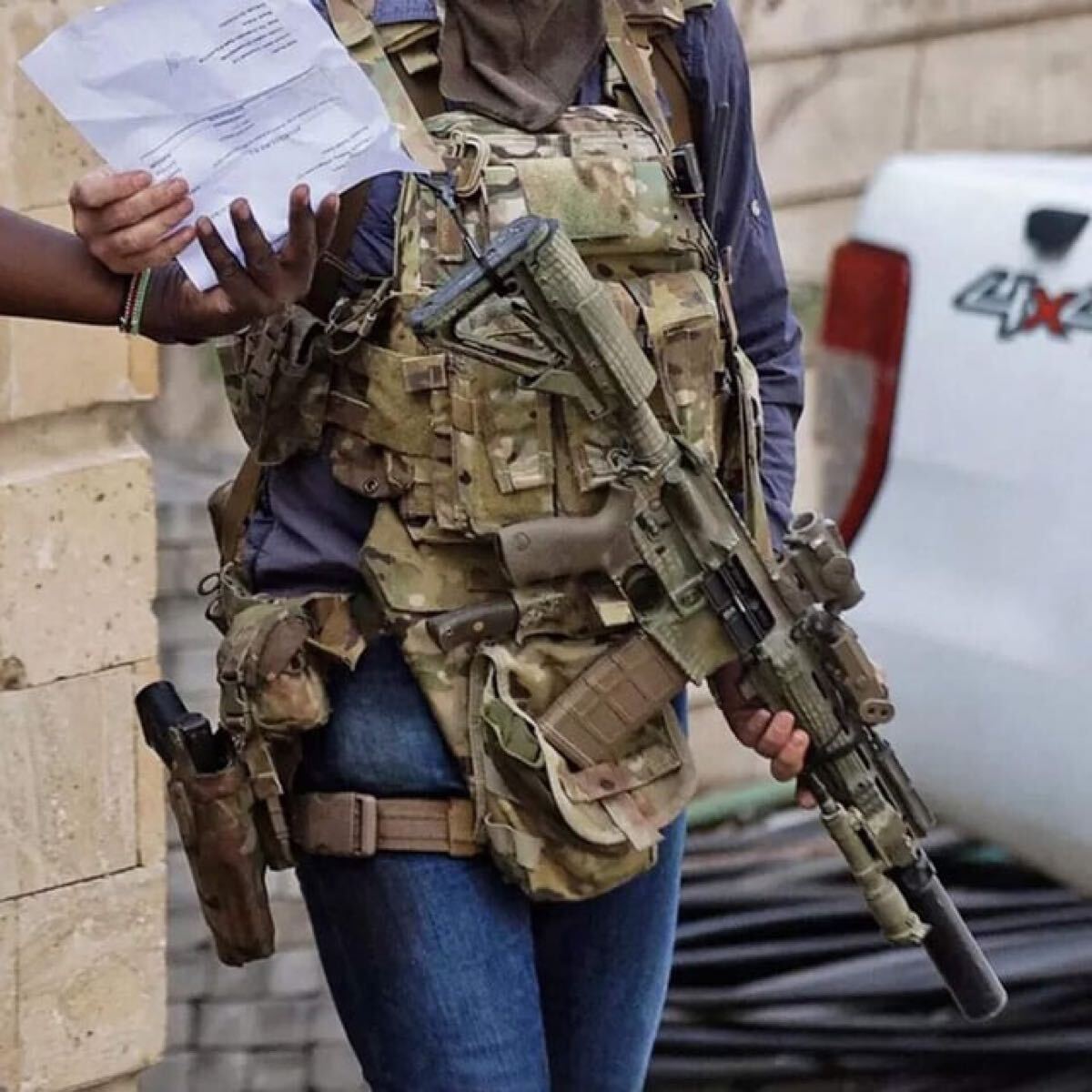 【やや傷や汚れあり】EMG Archwick L119A2 東京マルイ MWS ガスブロ ガスガン カスタム コンプリート Magpul 実物 ...