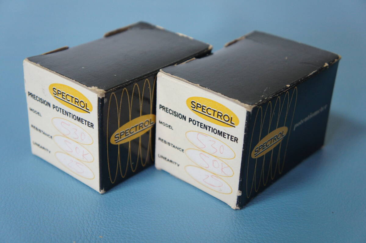 【未使用】★米SPECTROL製 Potentiometer Model530【50KΩ±5%】新品元箱 2個Set★の落札情報詳細 ...