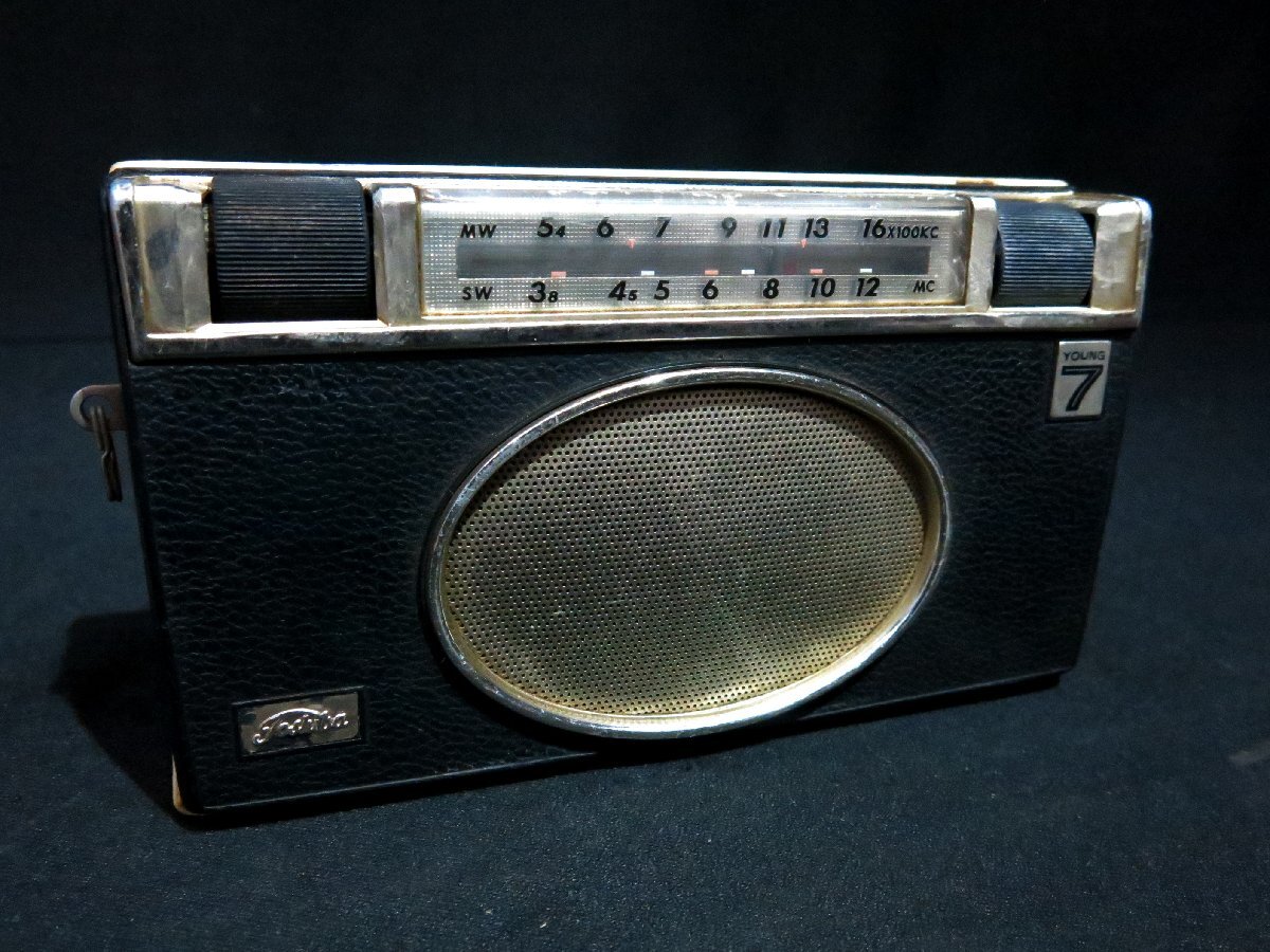 【傷や汚れあり】★東芝/TOSHIBA MW/SW2バンド 7石トランジスターラジオ YOUNG7 7P-77Sの落札情報詳細 - Yahoo!オークション落札価格検索 オークフリー