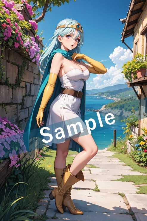 【未使用に近い】女賢者 ドラゴンクエスト3 ドラクエ DQ A4 ポスター 同人 アニメ 巨乳 イラスト 美女 セクシーその4の落札情報詳細 - Yahoo!オークション落札価格検索 オークフリー