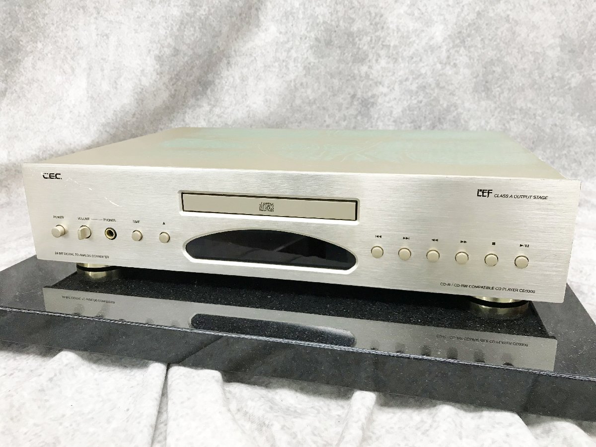 【傷や汚れあり】Y4469 ジャンク品 オーディオ機器 CDプレーヤー CEC シーイーシー CD3300 の落札情報詳細 - Yahoo ...