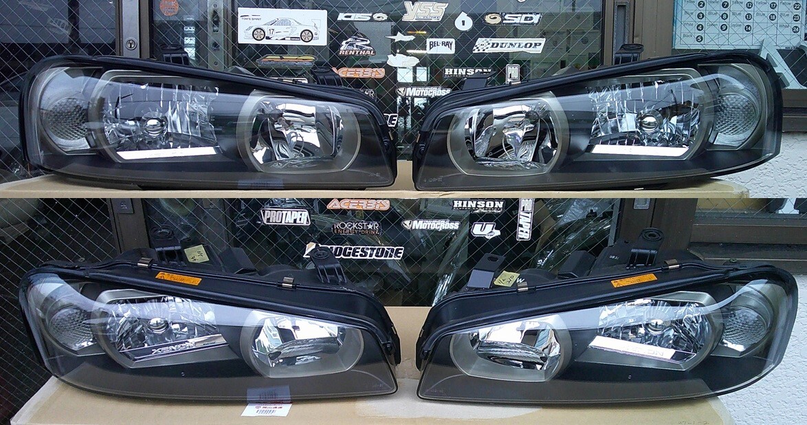 【目立った傷や汚れなし】希少極上品 純正品 R34、スカイライン、ER34、BNR34、GTR34、HIDヘッドライト （未使用バラスト付き左右セット） （管210）の落札情報詳細 ...