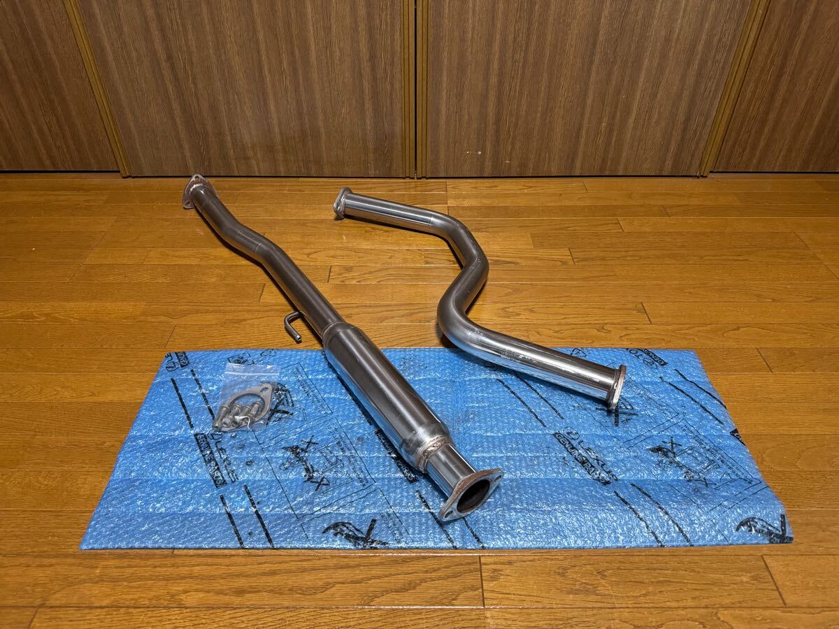 【傷や汚れあり】 絶版品 ホンダ シビック EK3 EK2 EK4 EK9 社外 中間 センター フロント マフラー エキゾースト EG4 EG6 EG8 EG9 EK EG civic ...