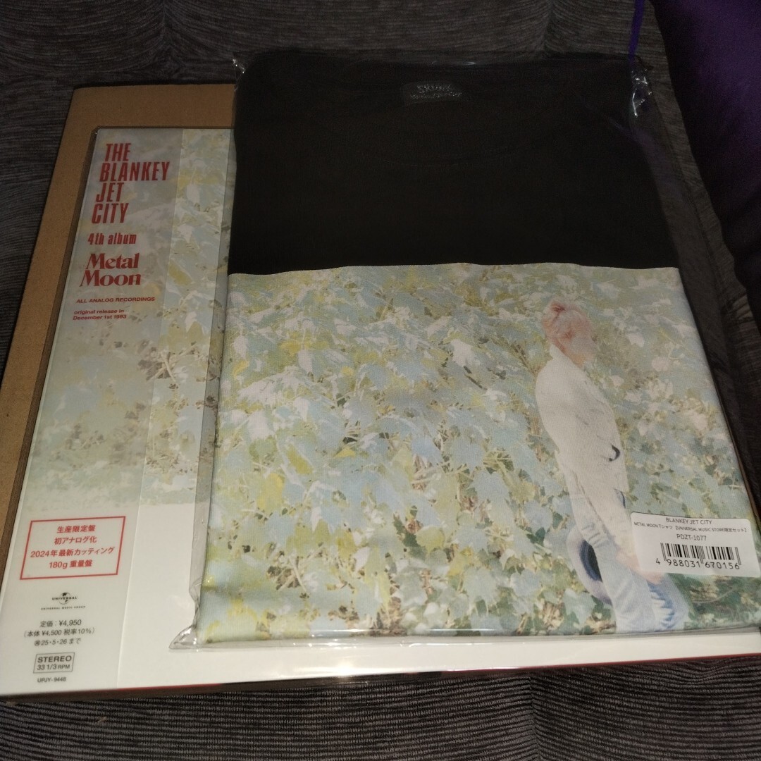【未使用】定価より1100円安い！ THE BLANKEY JET CITY Metal Moon LPレコードユニバーサルミュージック限定Tシャツ ブランキージェットシティの落札情報詳細 ...