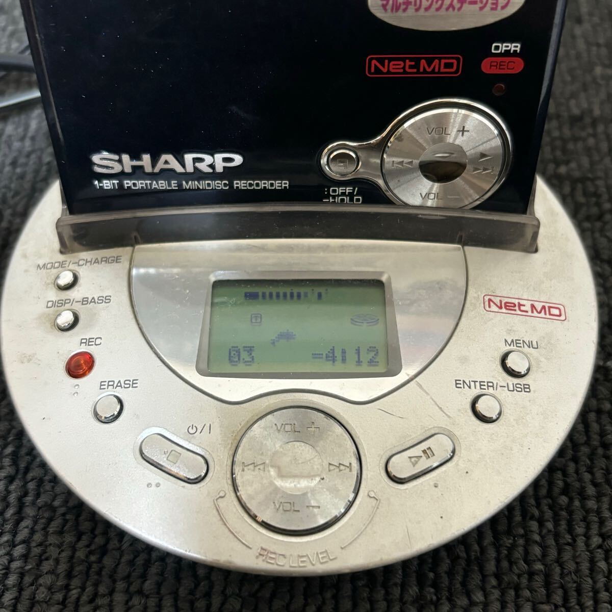 【傷や汚れあり】SHARP IM-DR80 MDプレーヤー ポータブルMDレコーダー NET MD マルチリンクステーションの落札情報詳細 ...