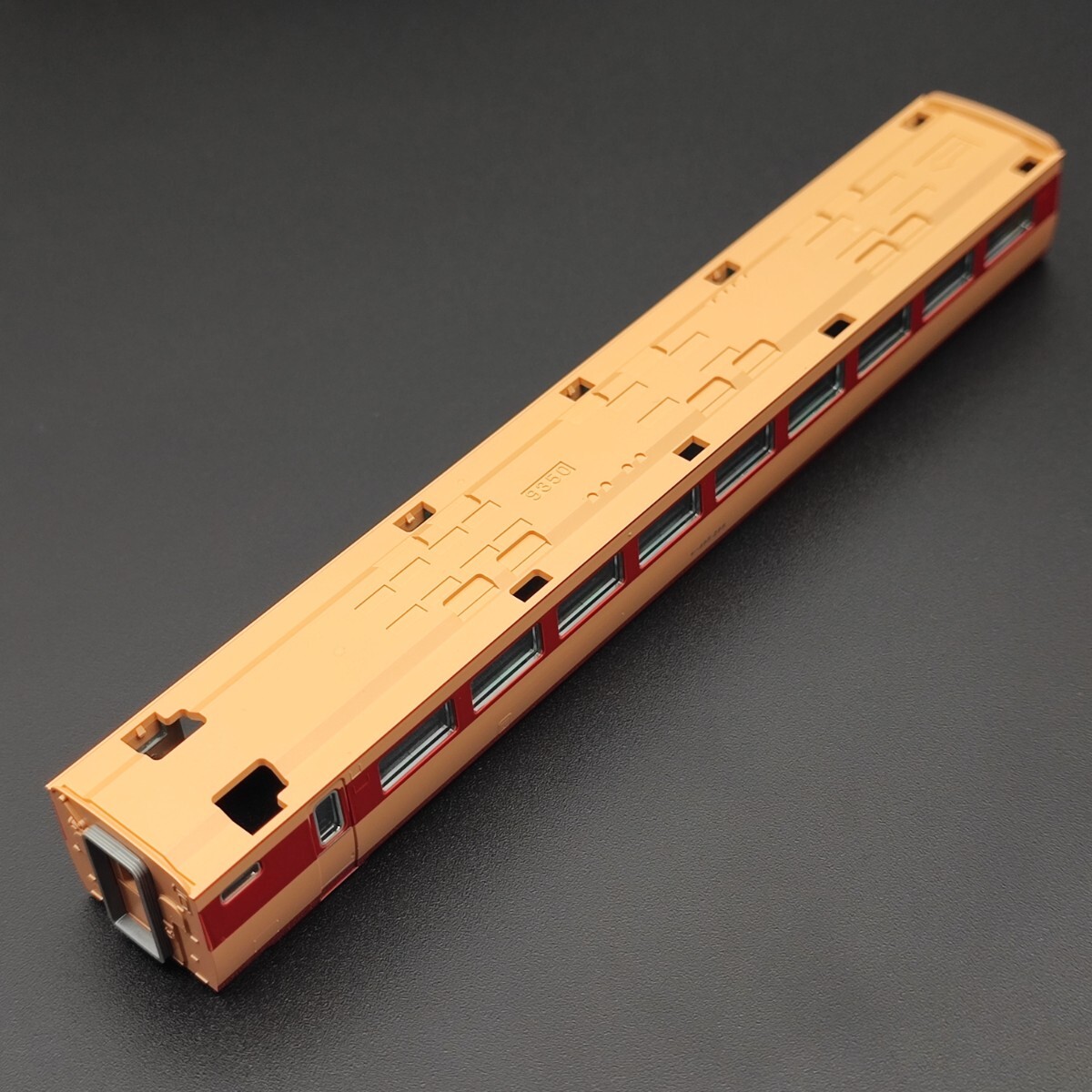 【未使用に近い】モハ485-255 ボディー ガラス TOMIX 98778 JR 485系・キハ65形 (北近畿・エーデル丹後) バラシ品の ...