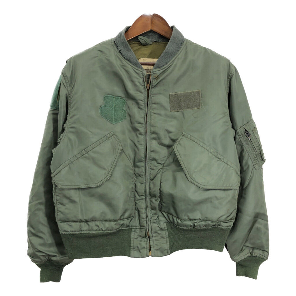 【傷や汚れあり】 80年代 USA製 AVIREX アヴィレックス CWU-55P ミリタリージャケット オリーブ (メンズ L相当) R8144 1円スタート 1円スタートの落札情報詳細 ...