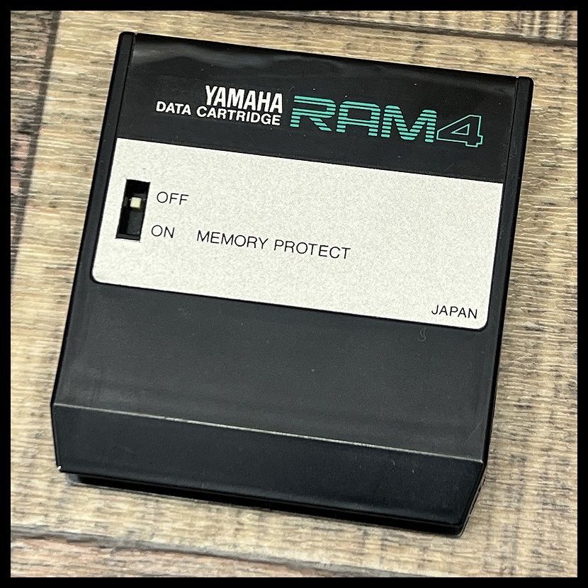 【目立った傷や汚れなし】 G① 動作未確認 現状渡し YAMAHA ヤマハ RAM4 DATA CARTRIDGE データカートリッジ ...