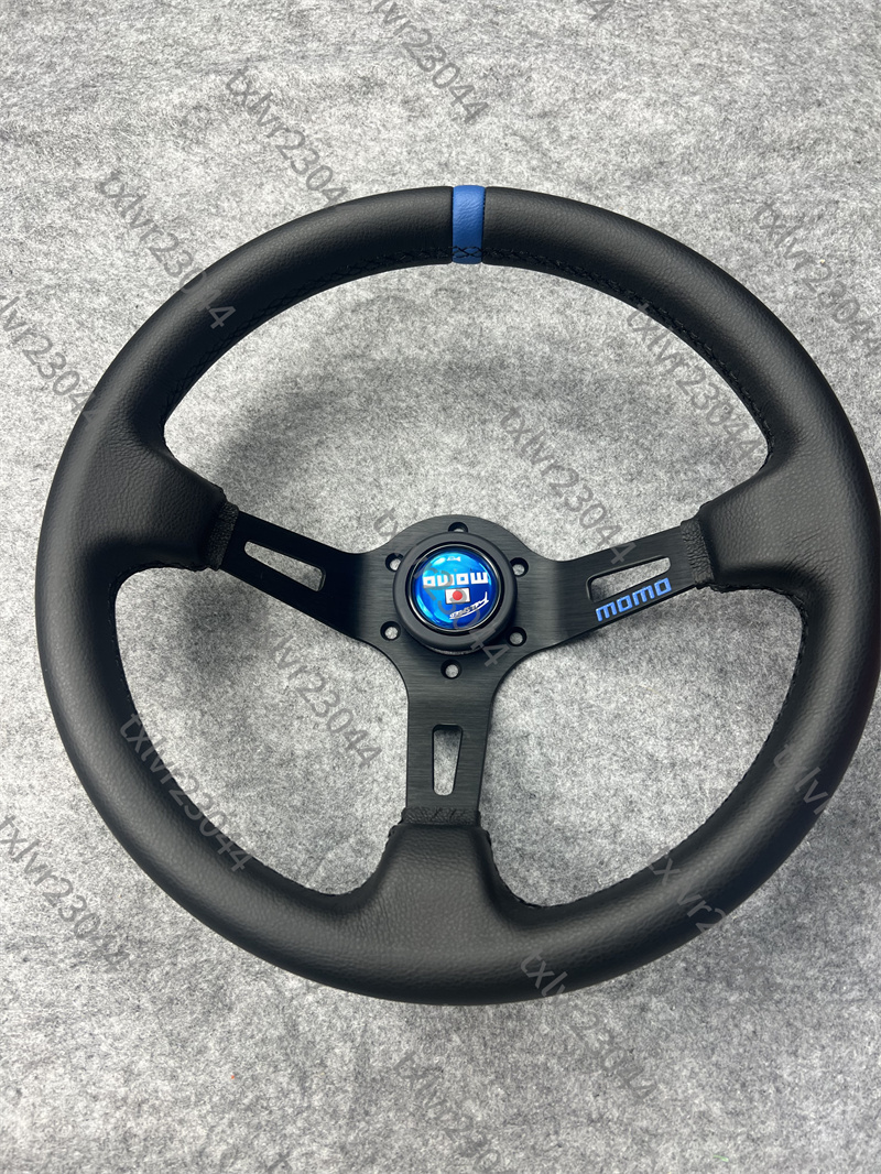 【未使用】ステアリング ★スポーツステアリングホイールMOMO★ 330mm レース ドリフトblue ★026の落札情報詳細 - Yahoo!オークション落札価格検索 オークフリー
