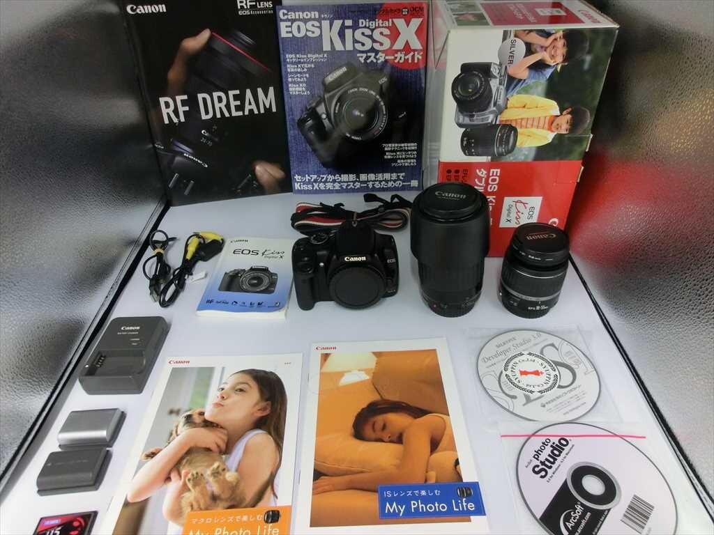 【傷や汚れあり】K【K19-64】【80サイズ】 キヤノン/EOS KISS デジタルX 一眼レフカメラ/レンズ・雑誌付/通電可/ジャンク扱い/※傷・汚れ有の落札情報詳細 - Yahoo ...