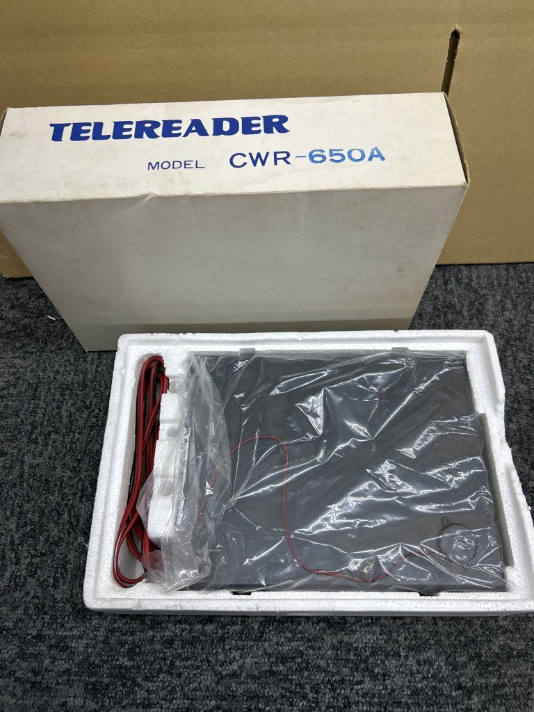 【全体的に状態が悪い】【159056】ジャンク品 TELEREADER CWR-650A 動作未確認 テレリーダー 解読機 現状品の落札情報 ...