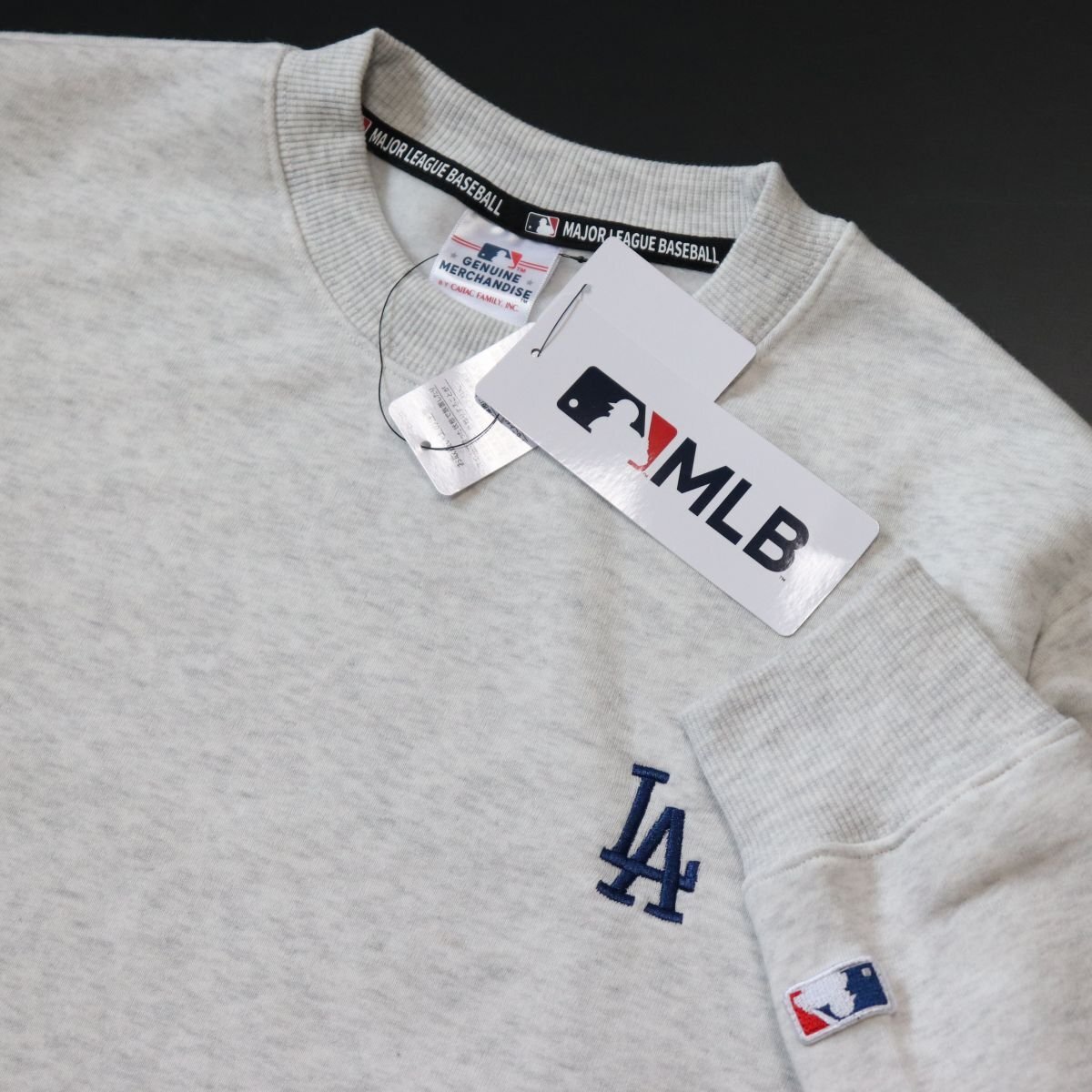 【未使用】ドジャース DODGERS MLB 新品 メンズ メジャーリーグ 大谷翔平 山本由伸 裏起毛 スウェット トレーナー L ...
