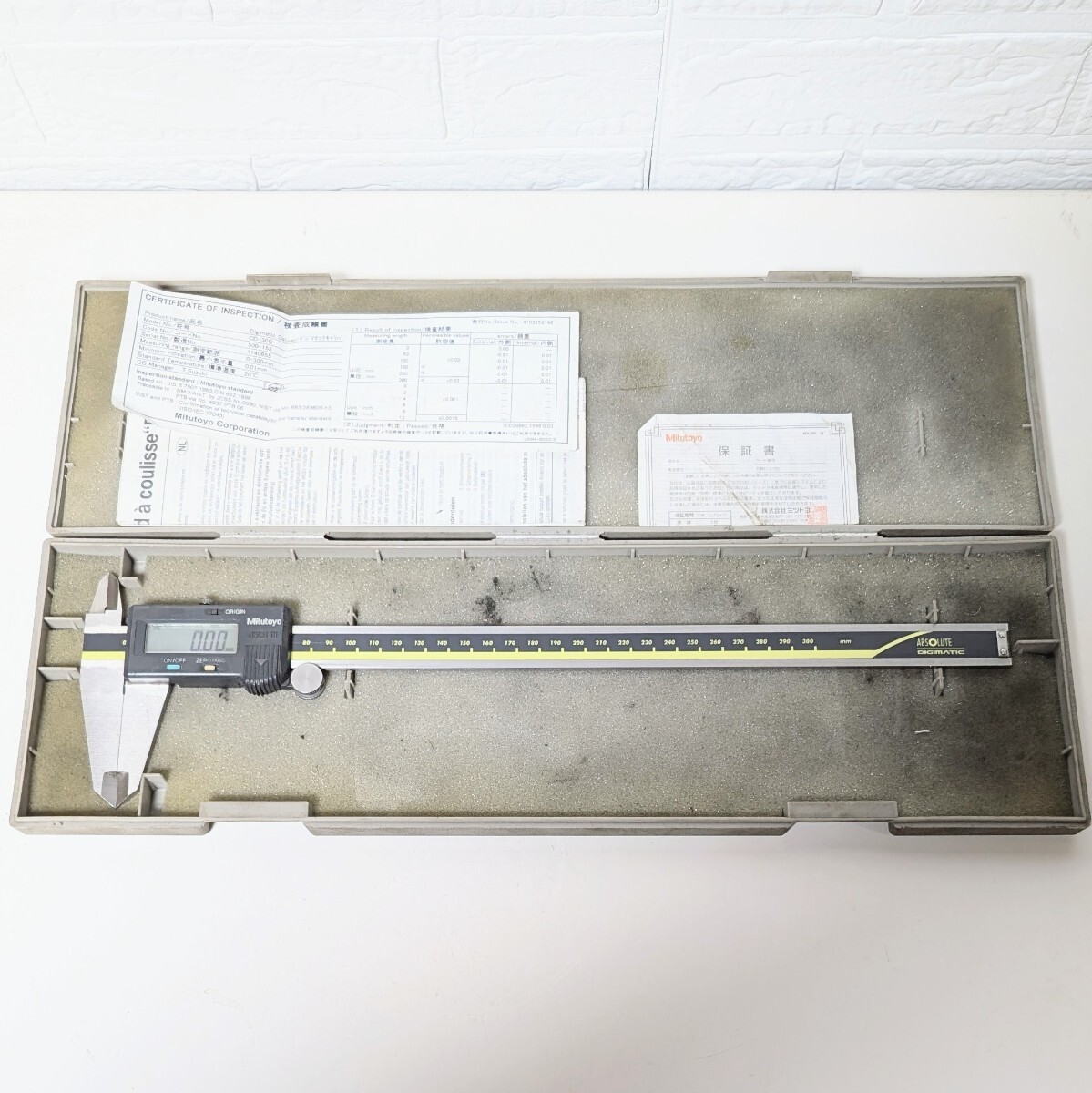 【傷や汚れあり】Mitutoyo Digimatic Caliper ミツトヨ デジタルノギス デジマチックキャリパ CD-30C 500-153 新品電池 通電動作確認済み ケース付きの落札 ...