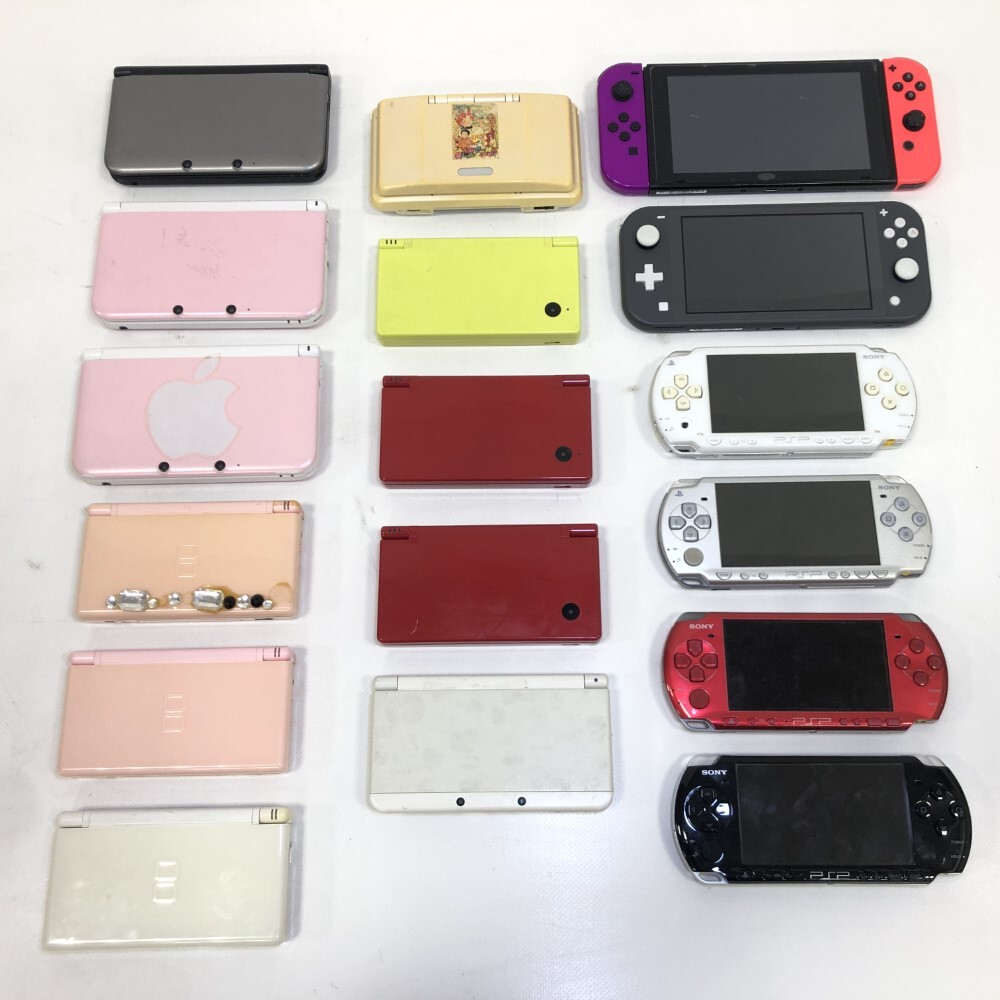 【全体的に状態が悪い】07w2567★1円~ ジャンクゲームハードまとめ DS/DSLite/DSi/3DS/PSP/Switch/SwitchLite 本体 ニンテンドー SONY ジャンク ...