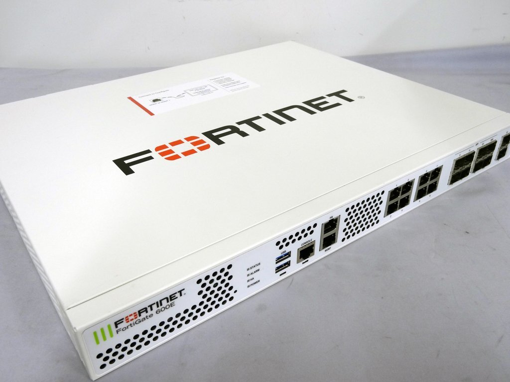 【やや傷や汚れあり】Fortinet FortiGate-600E 初期化済み 管理No4735の落札情報詳細 - Yahoo!オークション ...