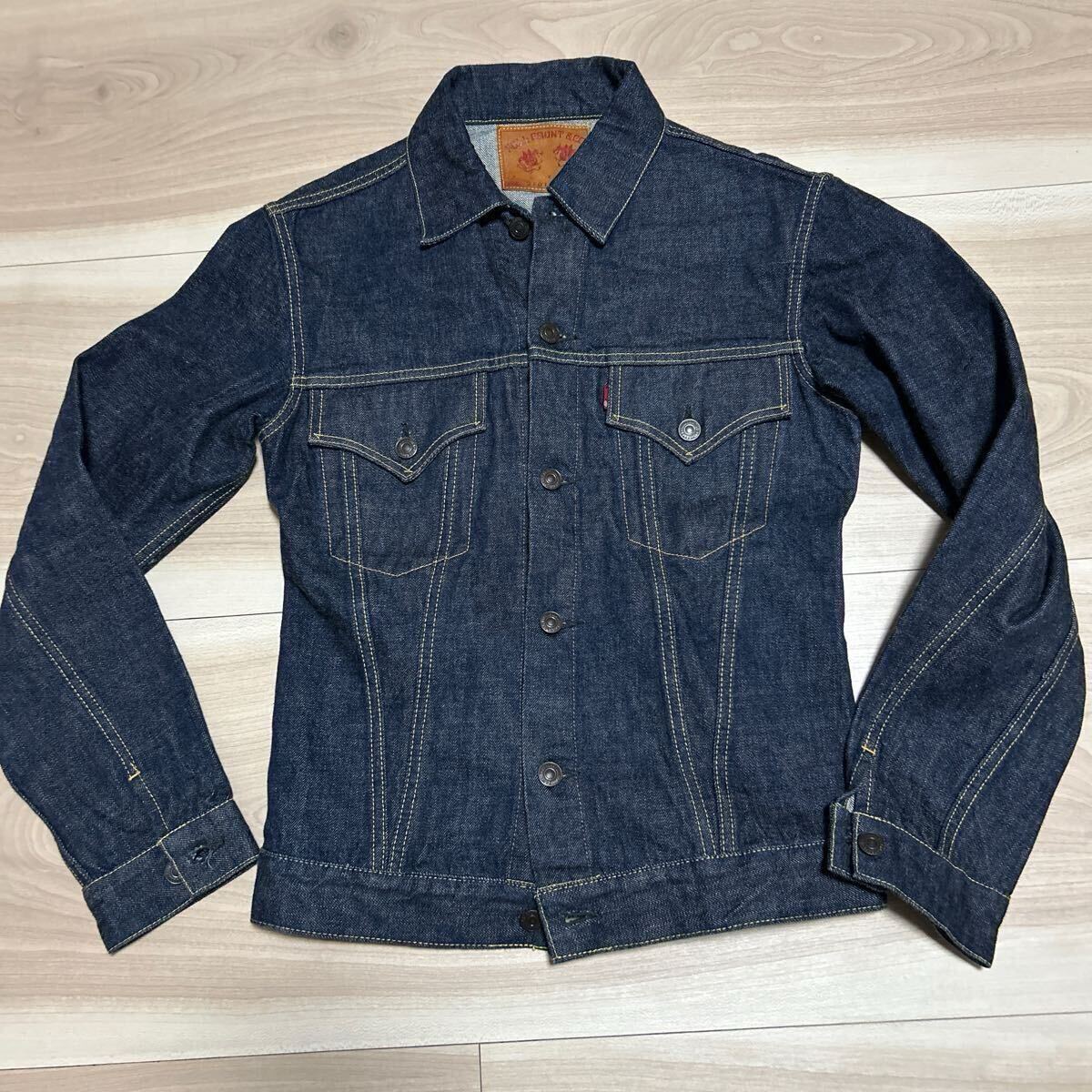 【未使用に近い】FULLCOUNT FULL COUNT フルカウント Lot 2101 3rd サード デニム ジャケット Gジャン サイズ ...