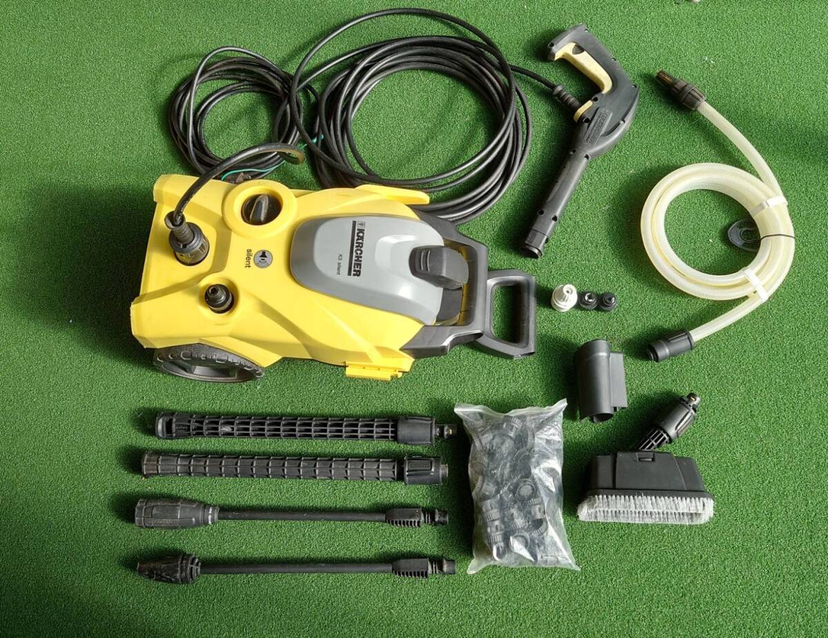 【やや傷や汚れあり】KARCHER ケルヒャー 家庭用高圧洗浄機 K3 サイレント 動作通電未確認 2j-1-6の落札情報詳細 - Yahoo!オークション落札価格検索 オークフリー